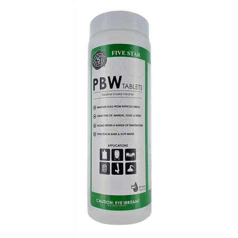 Pbw Tabletas De 10 G 40 Tab Cerveza Casera