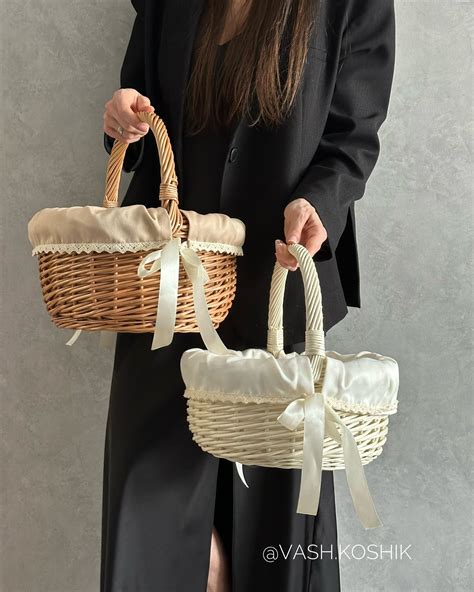 ПЛЕТЕНІ КОРЗИНИ • ВЕЛИКОДНІ КОШИКИ 🌿 Великодній кошик «Полуквадрат стиль та практичність у