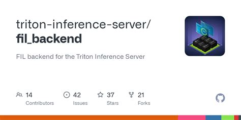 Github Triton Inference Serverfilbackend Fil Backend For The