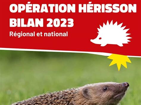 Opération Hérisson Bilan 2023 France Nature Environnement