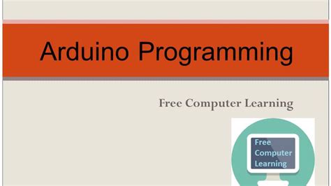 Arduino Programming Powerpoint Presentation YouTube