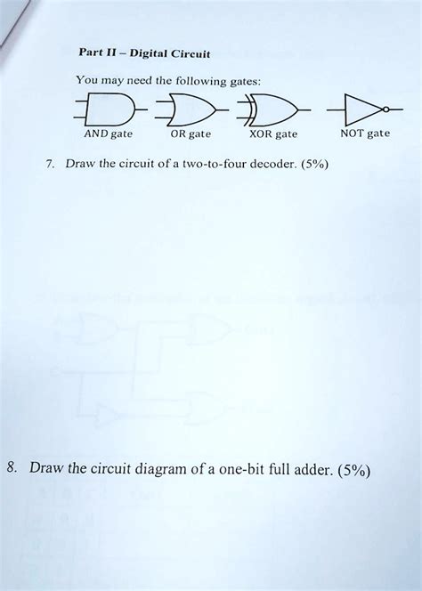 solved computer architecture part ii digital circuit you may need