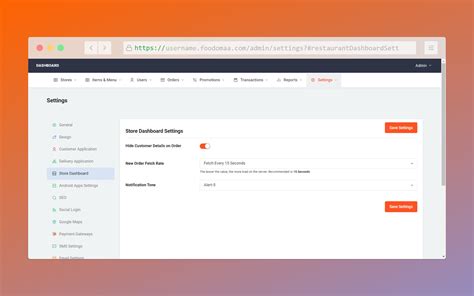 hide customer details on the store owner dashboard foodomaa help center