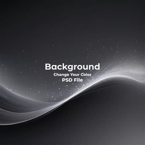 Psd 抽象灰色背景波粒子 テクノロジー 炭素線灰色の壁紙の質感 Premium Ai生成psd