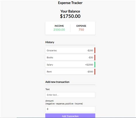 GitHub Viralharia React Expense Tracker A React Application To Keep Track Of The Expenses