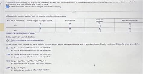 Solved Accomparying Table To Complete Parts A Rhrough C Chegg Com