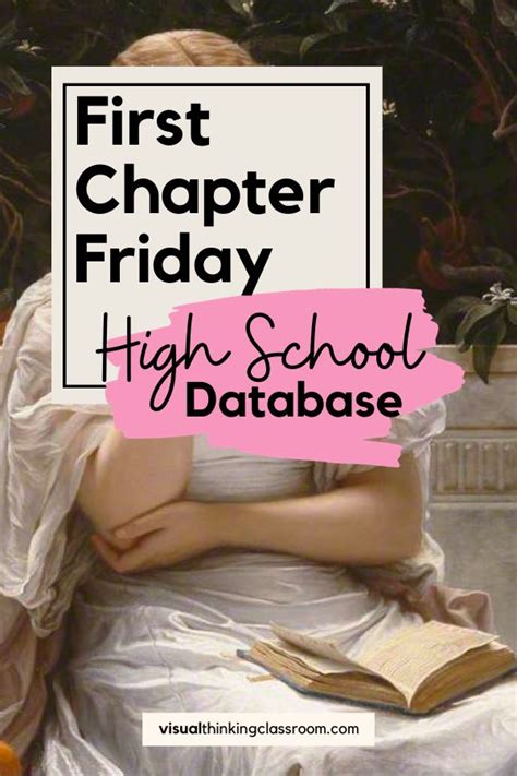 40 Of The Best First Chapter Friday Books For High School With An Audiobook Database Visual