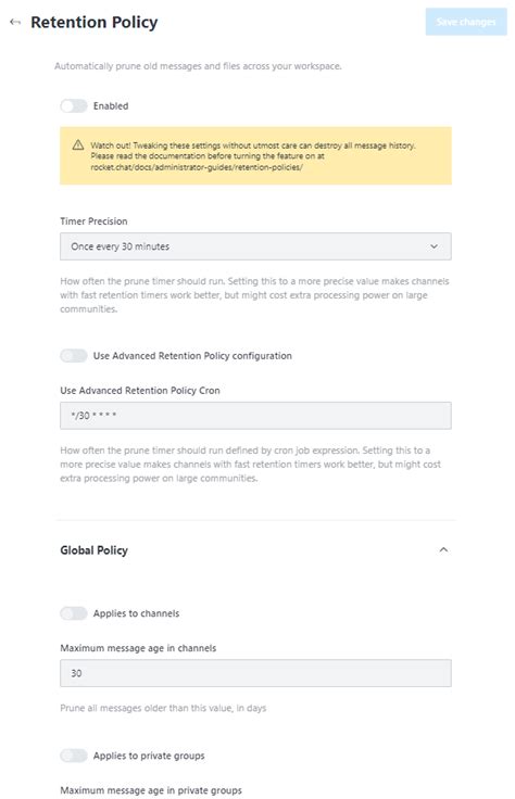 Set Time Of Life For Chats · Issue 573 · Rocketchatfeature Requests