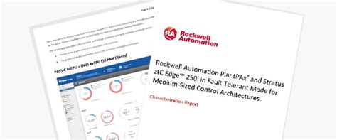Rockwell Characterization Report Ztc Edge™ 250i Stratus Resources Center