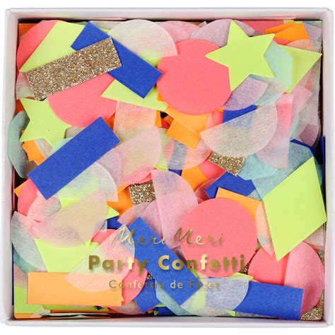 Rainbow Party Confetti Shapes Meri Meri Party Goods Maisonette