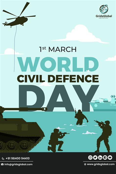 World Civil Defence Day Digital Marketing Design Graphic Design