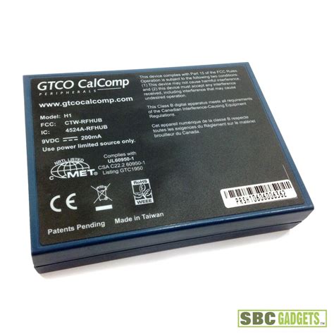 Gtco Calcomp Schoolpad Control Box Rf Receiver Ctw Rfhub Model H1 Ebay