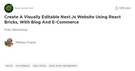 Create A Visually Editable Nextjs Website Using React Bricks With Blog And E Commerce