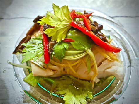 Thai Food Made Easy Steamed Cod Loin With Ginger Soy Sauce
