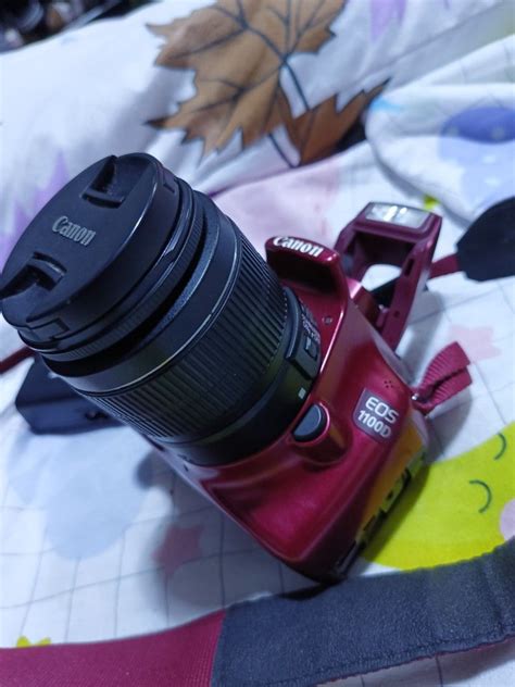 Canon 1100d Red With Flaws And Lcd Vignette On Carousell