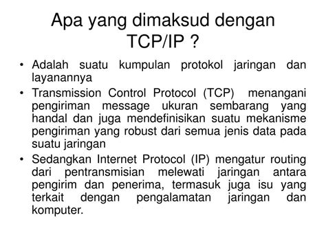 Ppt Konsep Tcp Ip Powerpoint Presentation Free Download Id 6150637