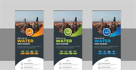 Creative Roll Up Banner Design X Banner Standee Pull Up Template