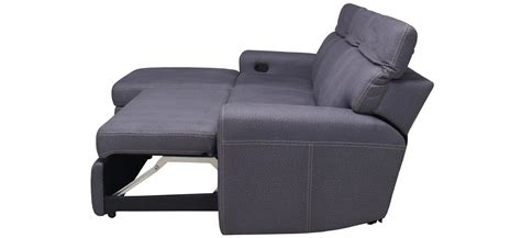 Aspen 2 Pc Left Arm Facing Sofa Chaise W Pop Up Sleeper And Ratchet