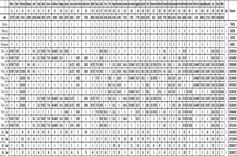 A Matrix Formulation Diagram Of The First Linear Programming Model