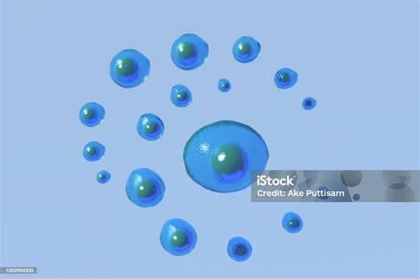 3d Rendering Of Cell Biology Deals With The Smallest Unit Of Life Stock