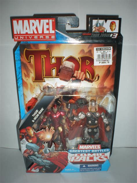 Ivtoyz Marvels Greatest Battles Comic Packs Thor And Iron Man