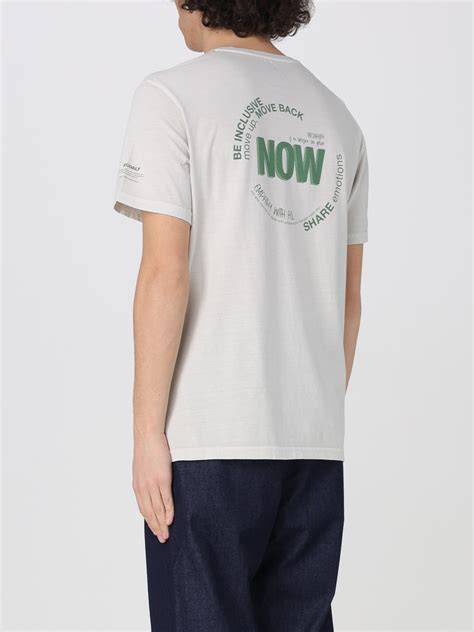 Ecoalf T Shirt Men Grey Ecoalf T Shirt Mcmgatsnow000831 Online At