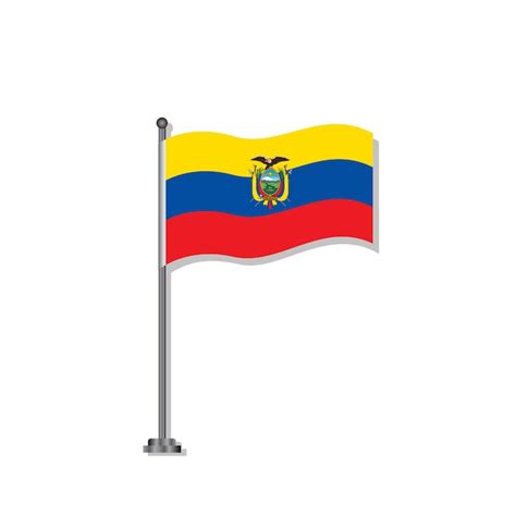 Premium Vector Illustration Of Ecuador Flag Template