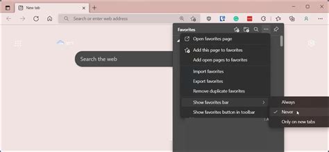 How To Show Or Hide The Bookmarks Bar In Chrome Edge Firefox Vivaldi
