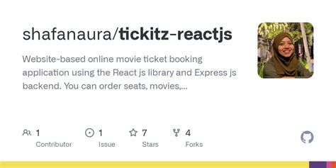 GitHub Shafanaura Tickitz Reactjs Website Based Online Movie Ticket Booking Application Using