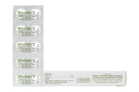Thuốc Trị Nôn Buồn Nôn Modoms 10mg Hộp 100 Viên Medigo