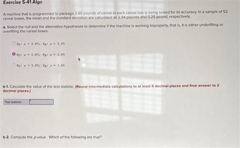 Solved Exercise 5 41 Algo A Machine That Is Programmed To