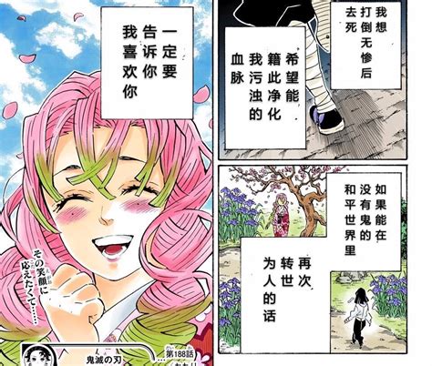 鬼灭之刃188话：恋柱被毁容，蛇柱狰狞的嘴巴，许愿与甘露寺来世告白 哔哩哔哩