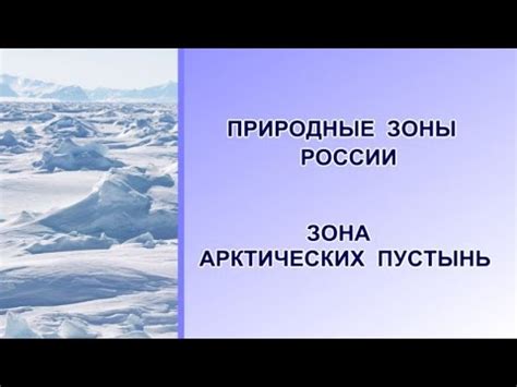 Зона арктических пустынь. Окружающий мир. - YouTube