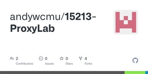 Github Andywcmu Proxylab
