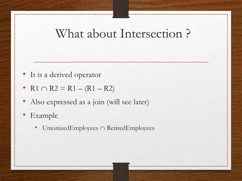 Relation Algebra 1 Ppt