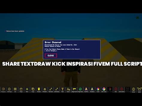 SHARE CARA PEMASANGAN TEXTDRAW KICK FIVEM INSPIRATION FULL SCRIPT