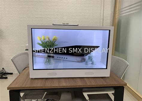 홀로그램 피라미드 투명한 Lcd 진열장 55 인치 터치 스크린