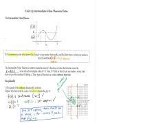 Unit Intermediate Value Theorem IVT Notes KEY Pdf Unit Intermediate Value Theorem