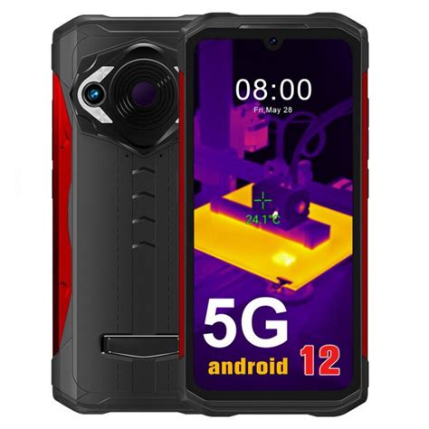 Ht P8 Infrared Thermal Imager Mobile Phone 5g Android 12 8g 256g 6000mah For Hti Red Free