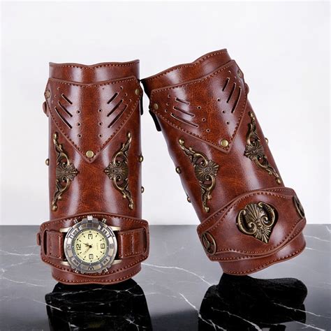 Larp Cosplay Armourmedieval Wrist Braces Leather Wrist Braces