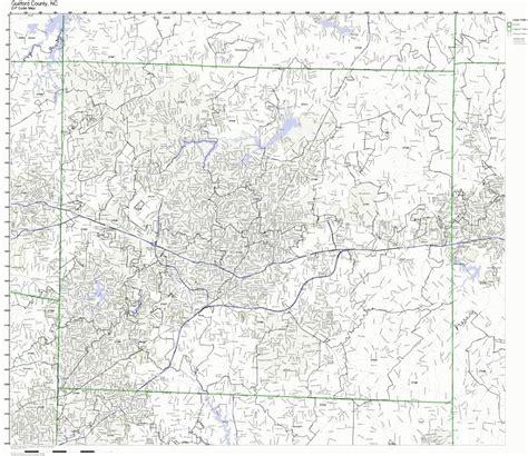 Guilford County Zip Code Map