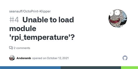 Unable To Load Module Rpitemperature · Issue 4 · Seanauff