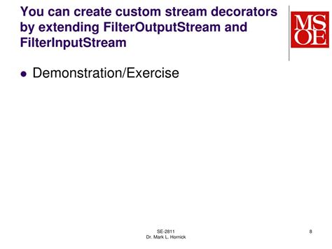 Ppt The Decorator Pattern Decorators In Java Io Classes Powerpoint