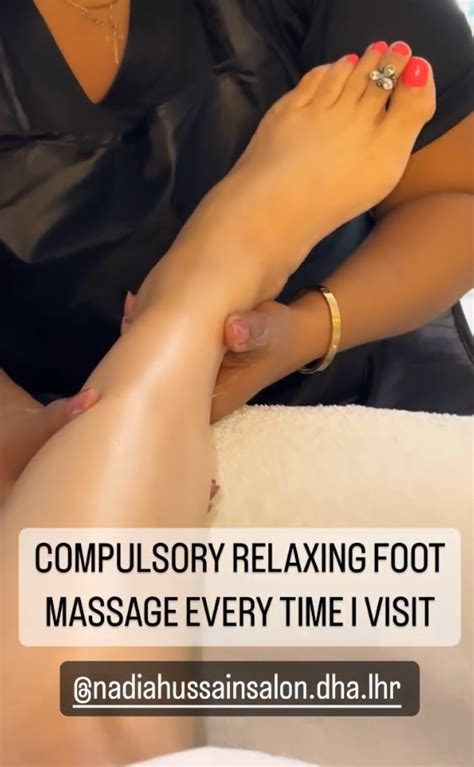 Nadia Hussains Feet