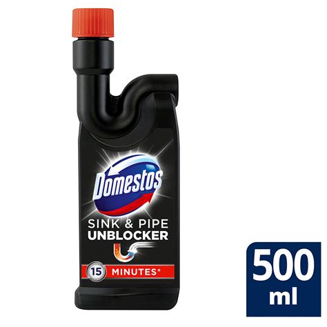 Domestos Sink And Pipe Unblocker 500ml Wilko