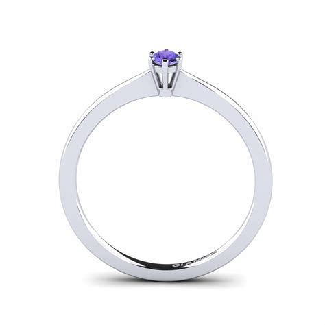 Compre Anillo De Compromiso Bridal Rise 0 1crt En Corte Redondo 0 1