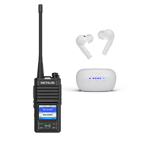 RB58 Bluetooth Two Way Radio And TWS Self Fitting OTC Bluetooth Hearing Aids Bundle