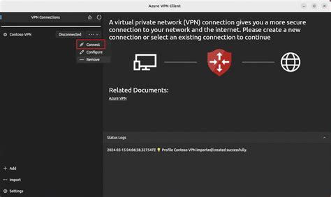 configure azure vpn client microsoft entra id authentication linux