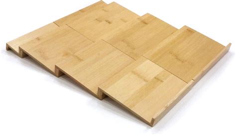Amazon Bamboo Spice Rack Drawer Organizer In Width Interlocking Low Profile Pieces