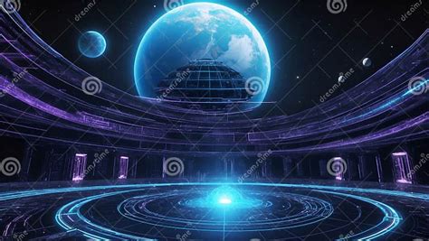Tech Revolution Symphony: QuantumQuotient S Tomorrow Influence. AI Generate Stock Illustration ...